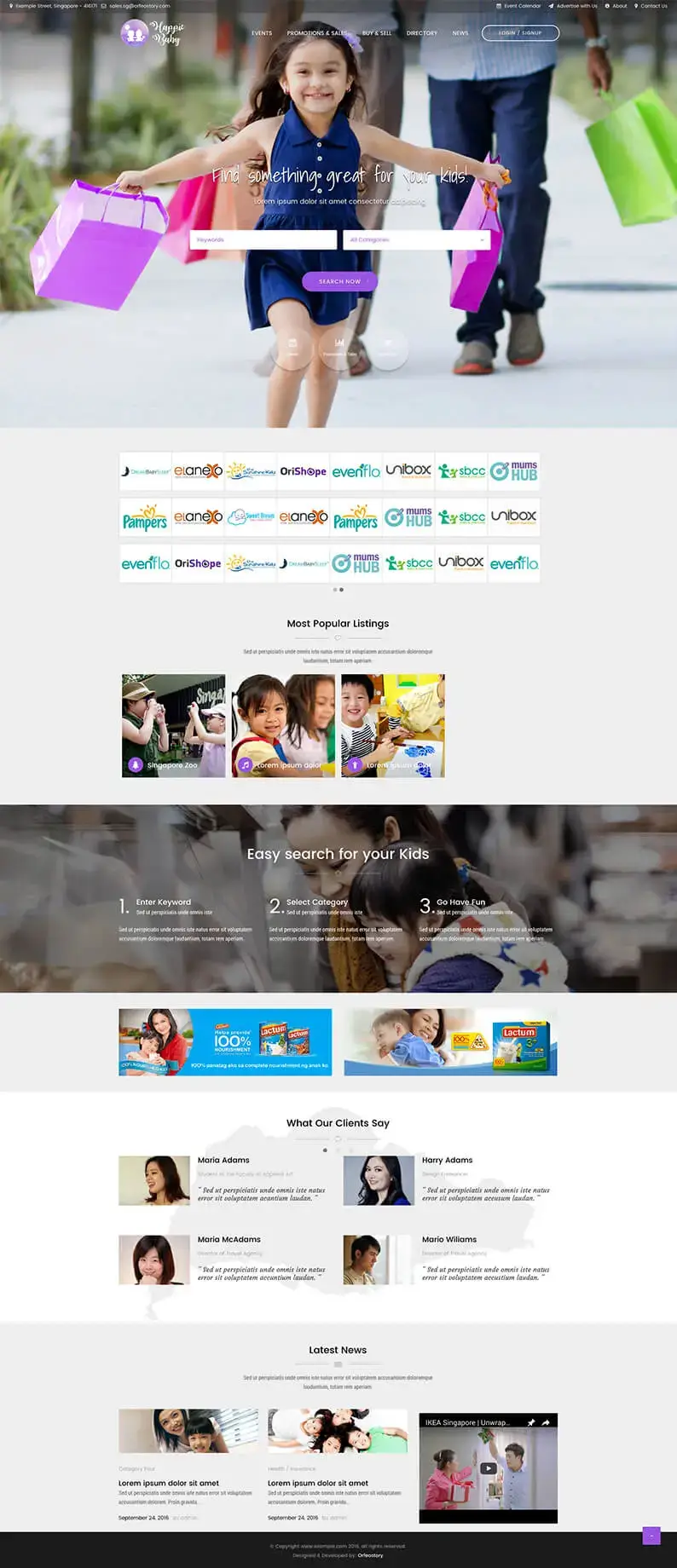 Development Portfolio | Happy Baby