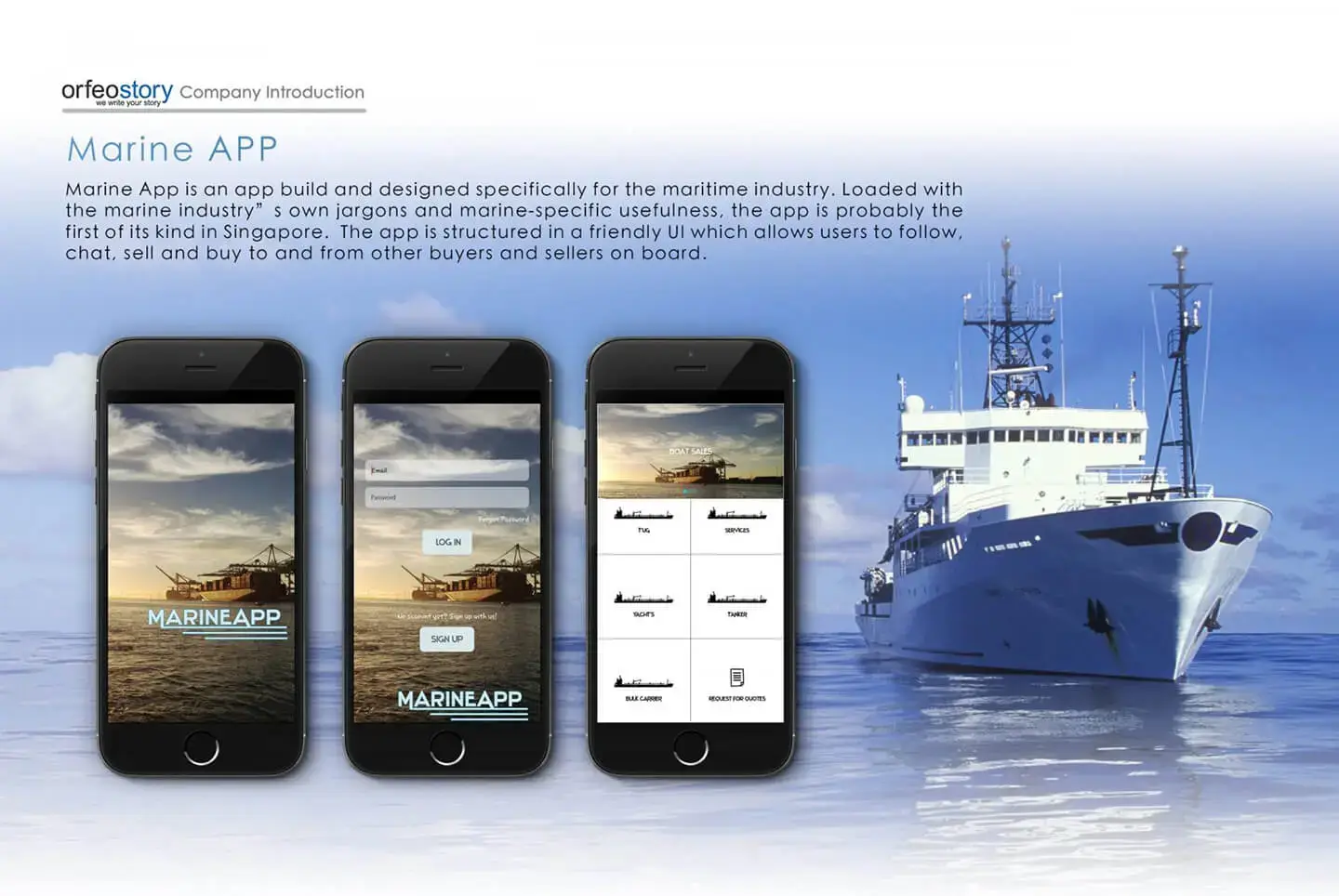 Development Portfolio | Marine App