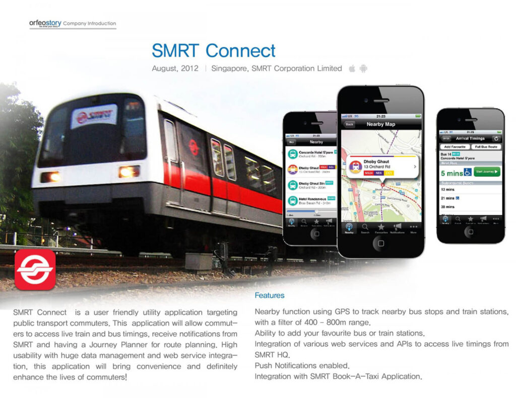 Development Portfolio | SMRT connect