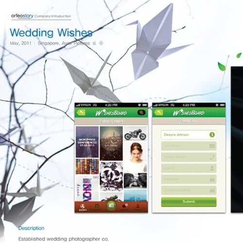 Development Portfolio | Wedding Wishes